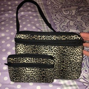 Bags | Leopard Print Purse With Change Purse | Poshmark